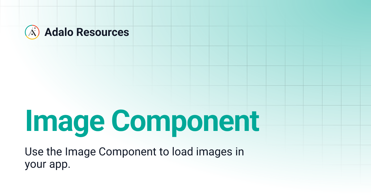 Image Component | Adalo Resources
